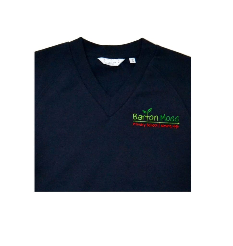 Barton Moss Navy Sweatshirt - Whittakers School Wear