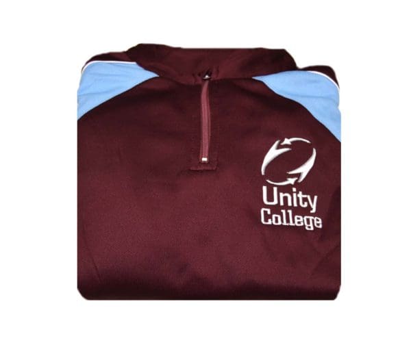 Unity College PE Zip Top - Whittakers School Wear