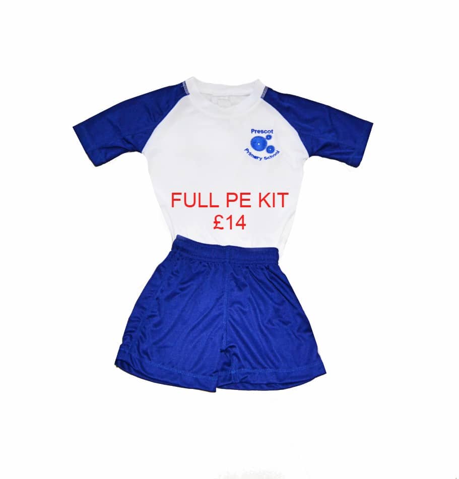 Prescot Primary PE Kit - Whittakers School Wear
